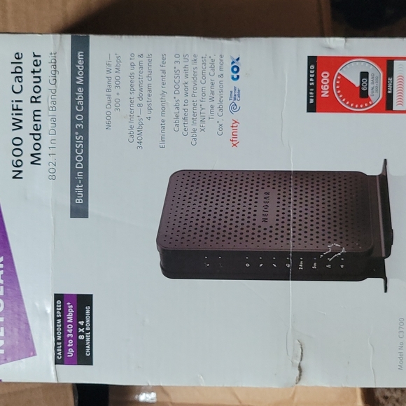 netgear | Networking | N60 Wifi Cable Modem Router | Poshmark
